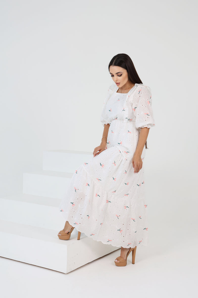 Samar Dress - Short Sleeves – Couture By Noor